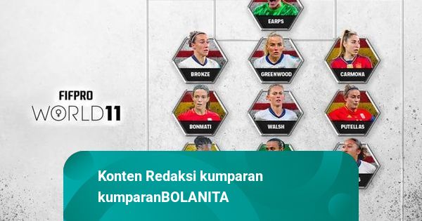 Timnas Wanita Inggris Dominasi FIFA FIFPro Women's World 11, Sumbang Lima Wakil! | kumparan.com